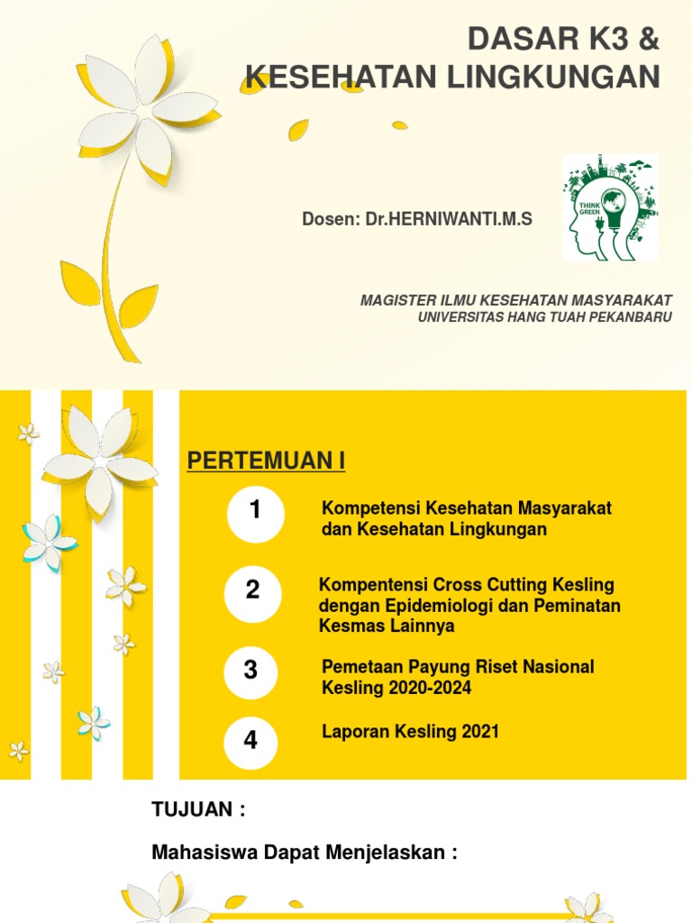 Kesmas, Kesling, Epid, Peta Riset Kesling-1 | PDF | Sains & Matematika