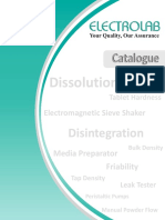 Electrolab Dissolution Tester Manual | PDF | Calibration | Tablet ...