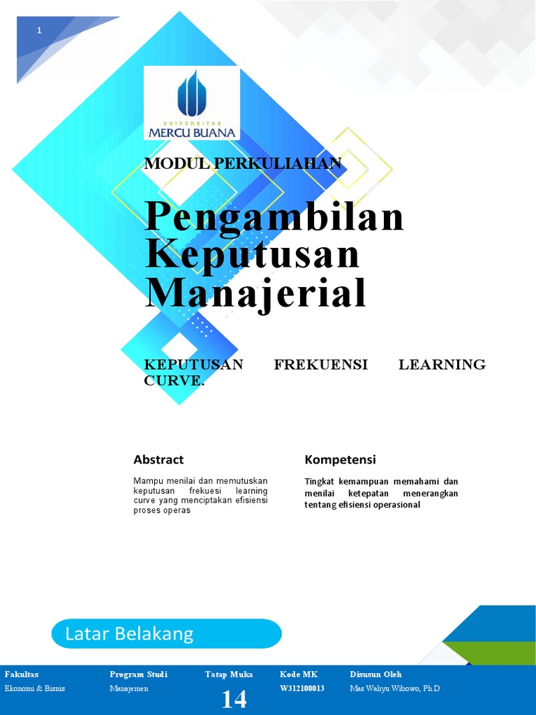 14-Modul 14 - PK MANAJERIAL | PDF