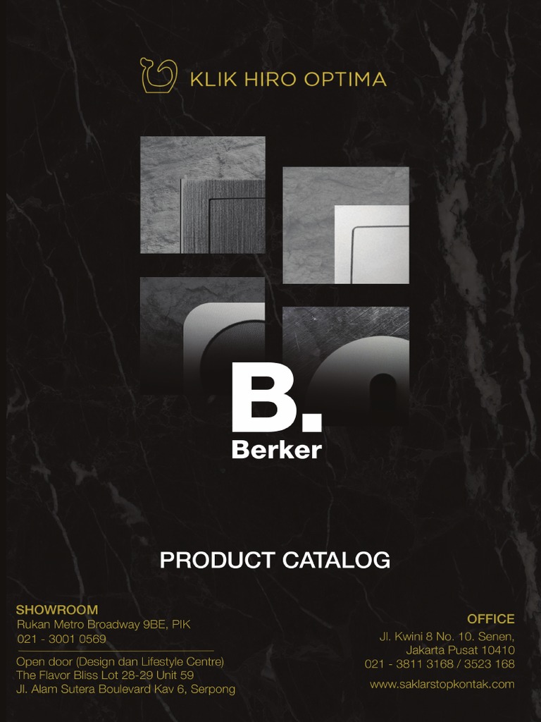Berker Switches E-Catalogue 2025 | PDF