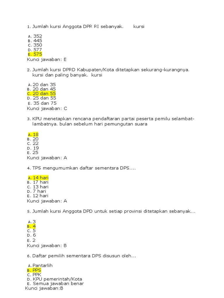 Kisi Kisi Soal PPS 3 | PDF | Pengelolaan Keuangan & Uang | Politik