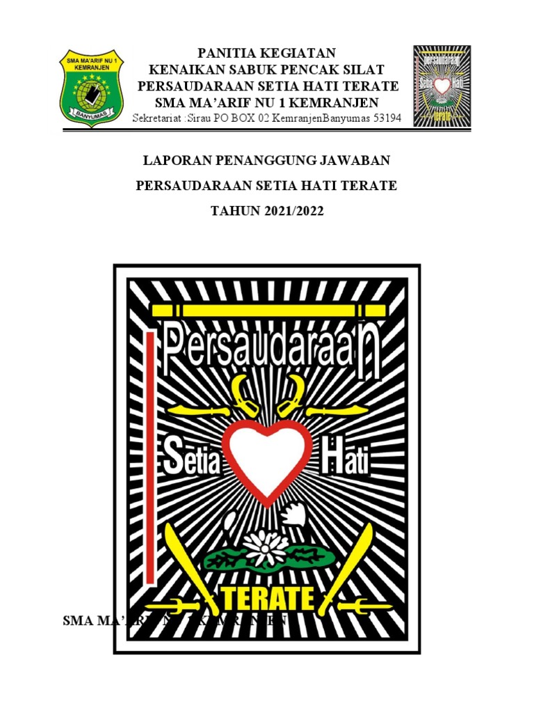 Laporan Penanggung Jawaban PSHT | PDF