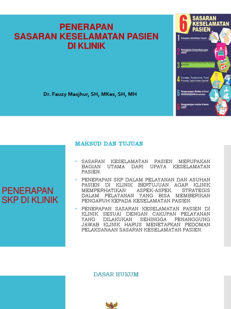 PMKP 2 Penerapan SKP Pada Klinik | PDF