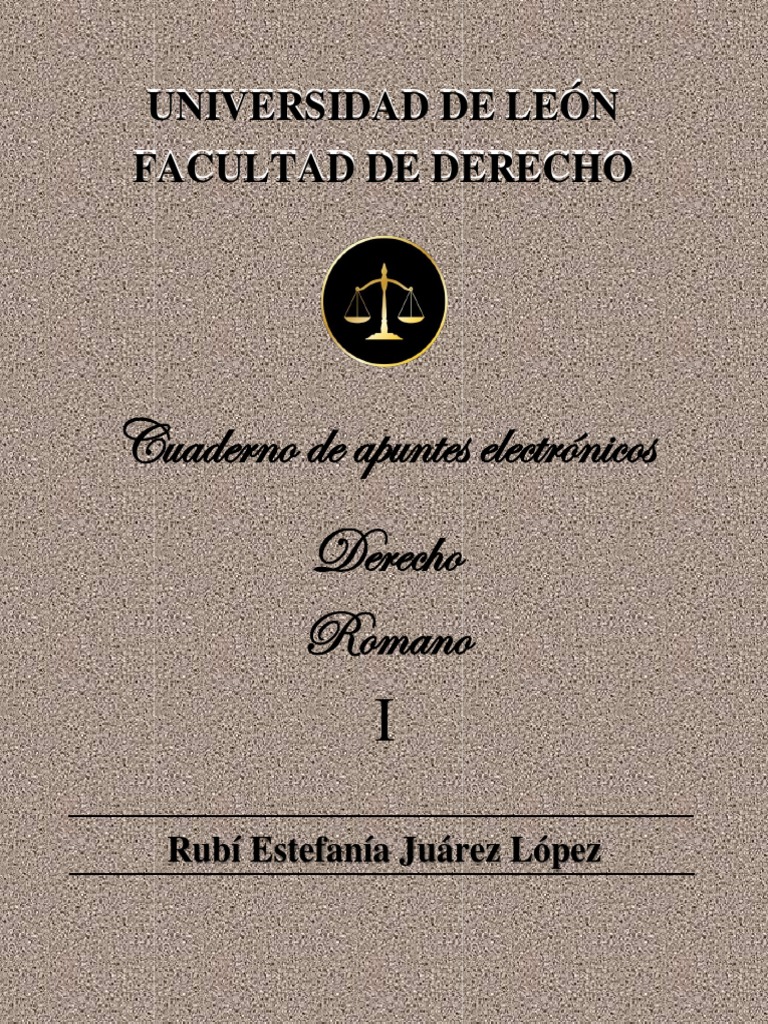 Derecho Romano 1 | PDF | Roma antigua | Justiniano I
