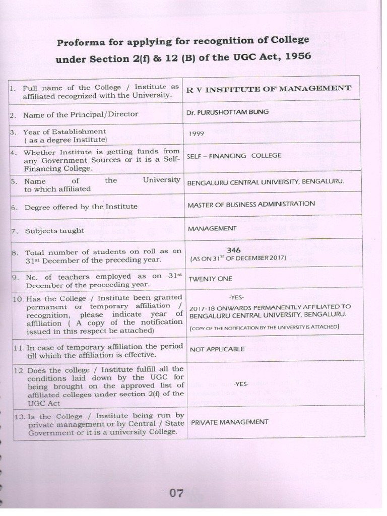 2F and 12B Application | PDF