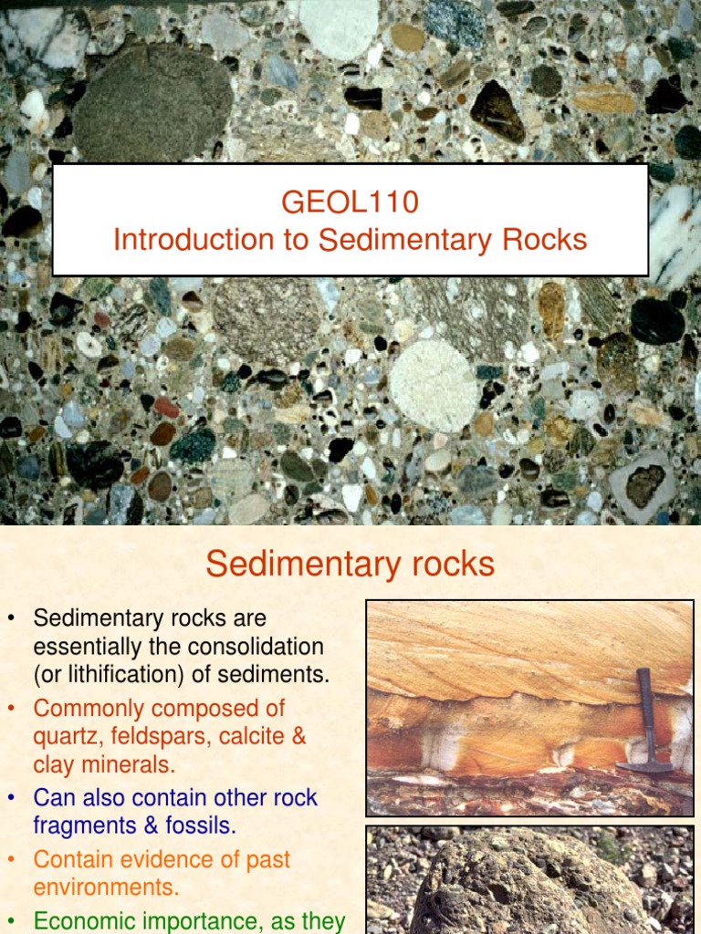 Intro To Sedimentary Rocks | PDF | Sedimentary Rock | Clastic Rock