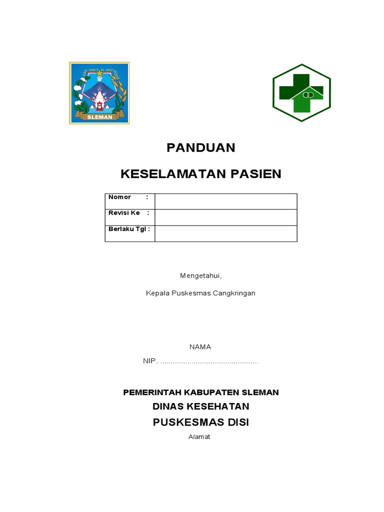 Panduan Keselamatan Pasien | PDF