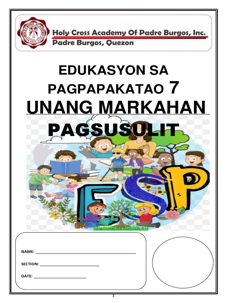 Esp 7 1st Quarter | PDF