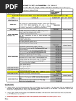 Form 12BB - FY24-25 | PDF | Loans | Tax Deduction