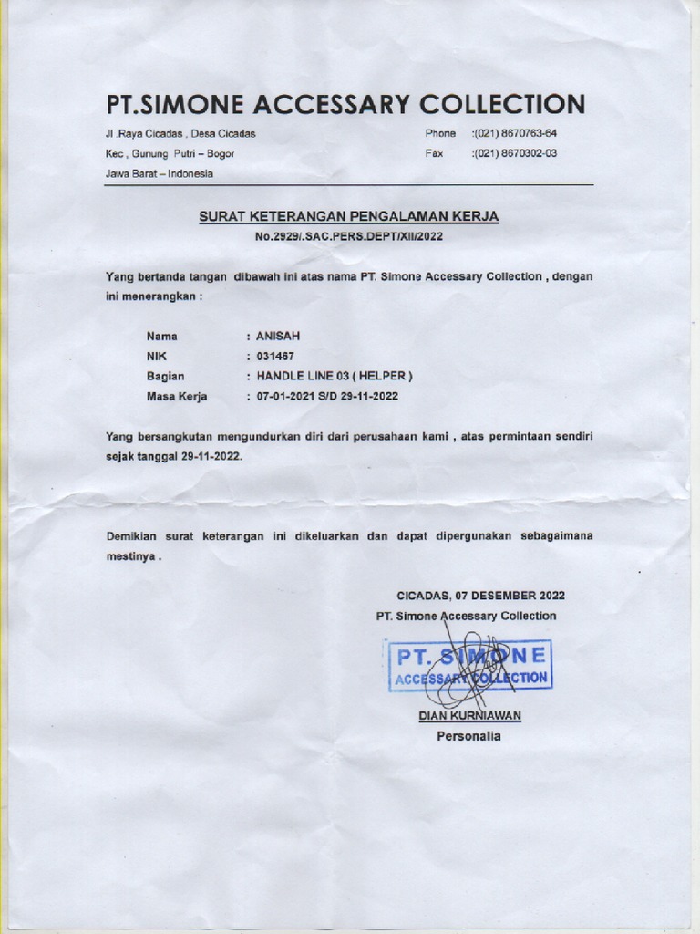 Pakelaring Simone | PDF