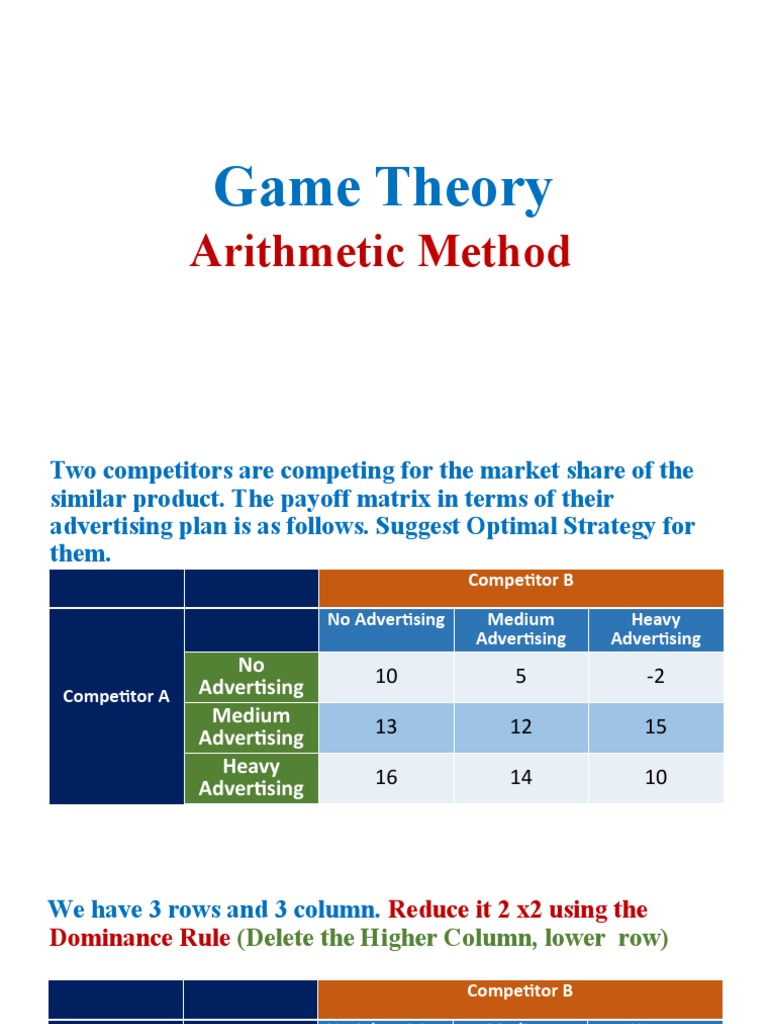 Game Theory II | PDF | Game Theory | Business Process Game Theory II | PDF | Game Theory | Business Process