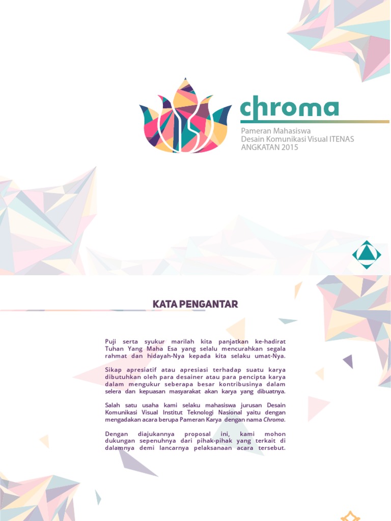Pameran Karya DKV ITENAS 2015: Chroma | PDF | Ilmu Sosial