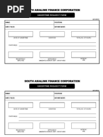 Offsetting Form | PDF