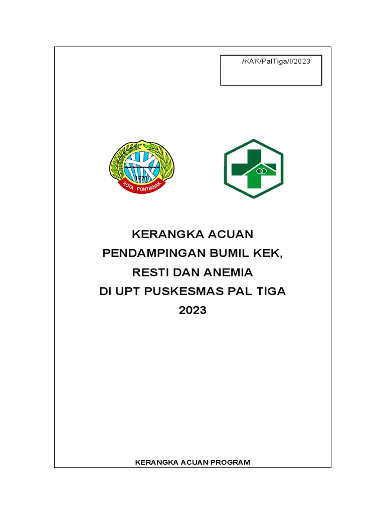 Kerangka Acuan Bumil, Bufas, Neo Resti | PDF