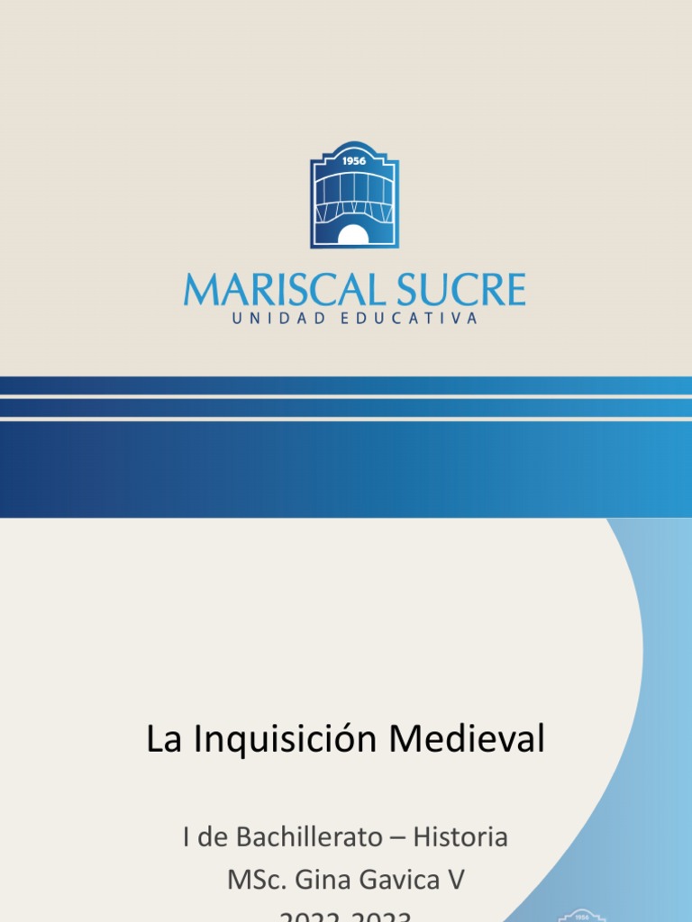 La Inquisición Medieval: Orígenes y Características | PDF | Inquisición ...