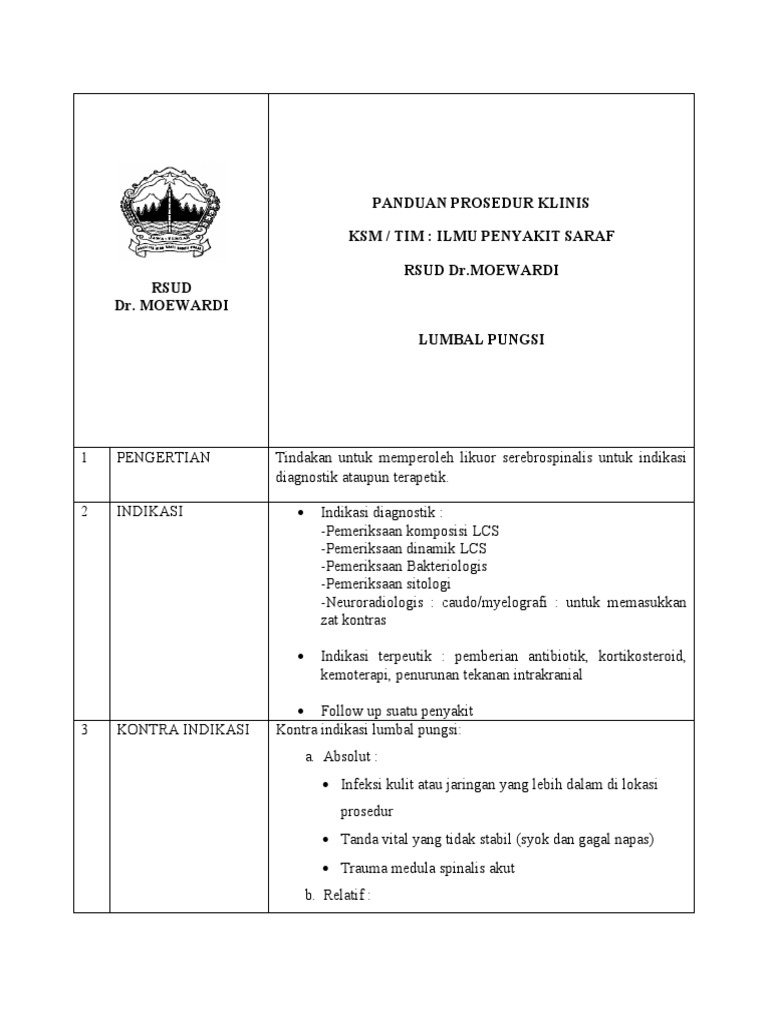 Lumbal Pungsi | PDF