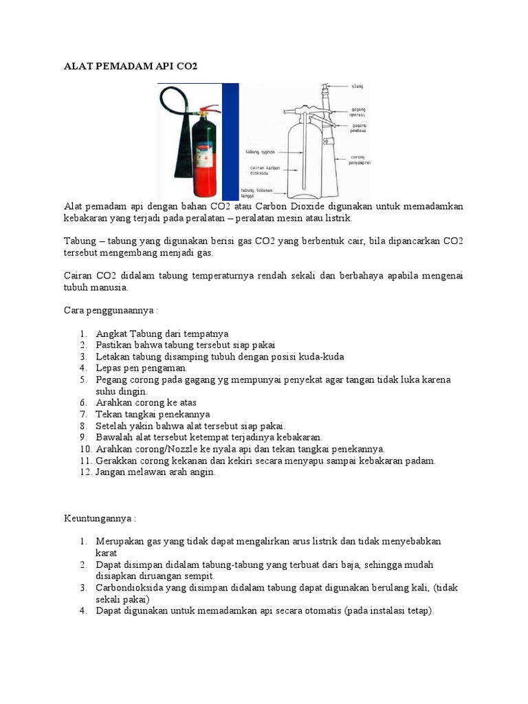 Apar Jenis CO2 | PDF