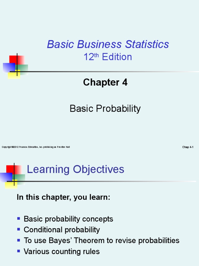 Bbs12e PPT ch04 | PDF | Probability | Statistics