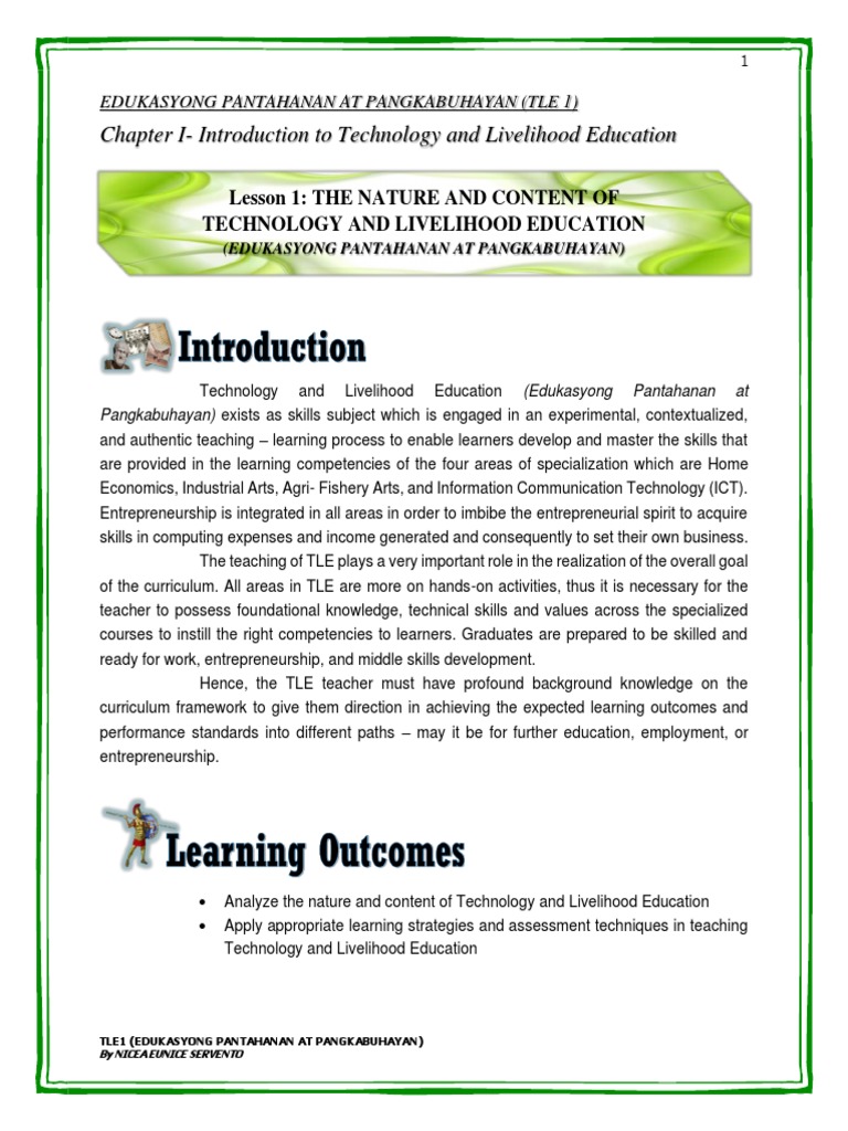 Chap.I Lesson 1 | PDF | Learning | Teaching Method