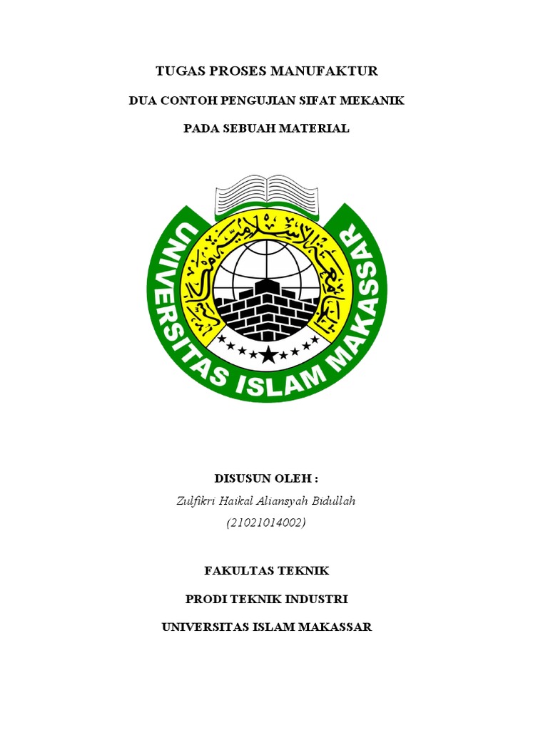 Pengujian Sifat Mekanik Material | PDF