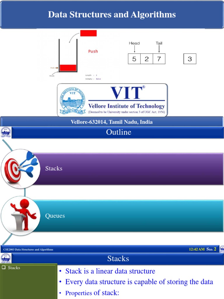 Stacks and Queues | PDF | Queue (Abstract Data Type) | Computer Architecture