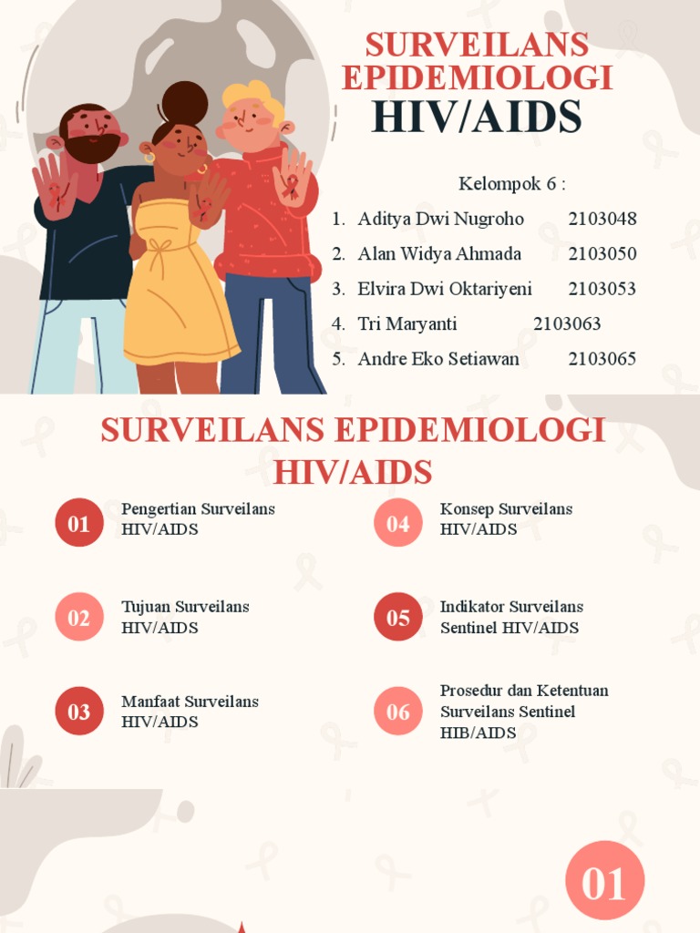 Kelompok 6 Surveilans Epidemiologi HIV AIDS | PDF