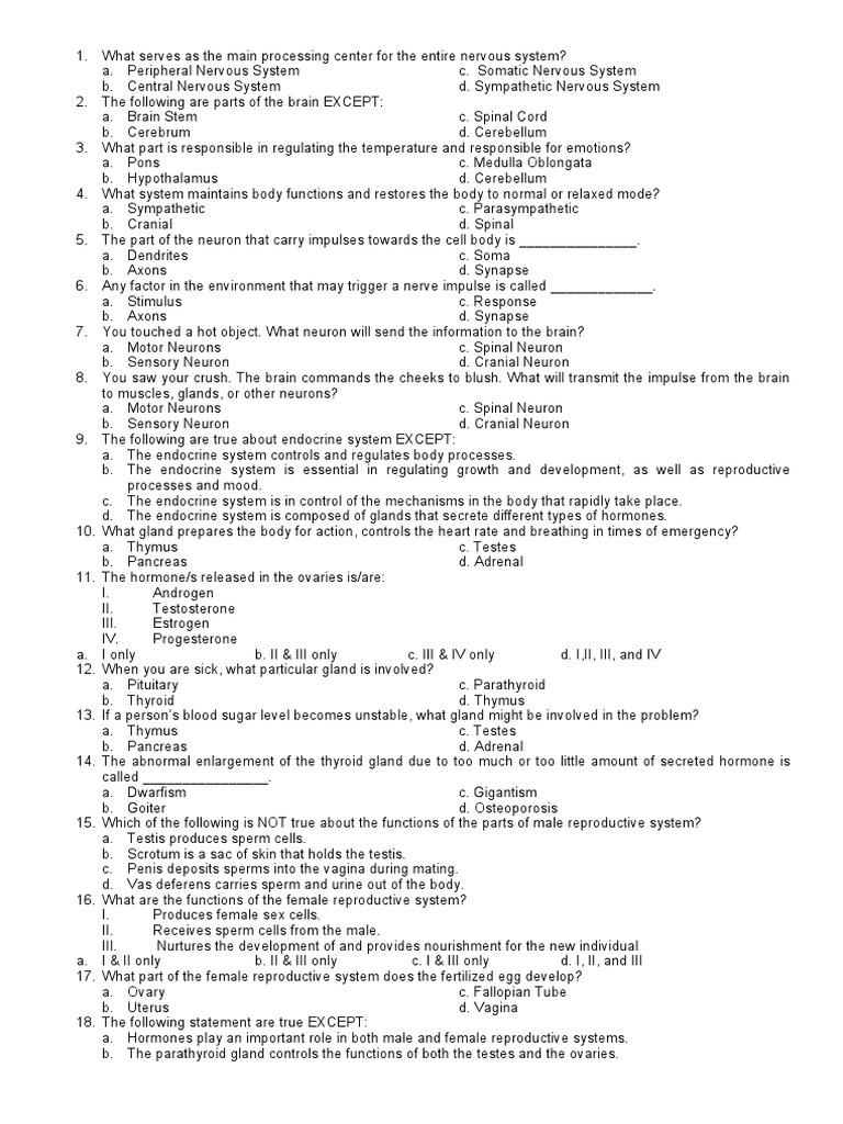 Third Periodical Examination in Science 10 | PDF | Messenger Rna ...