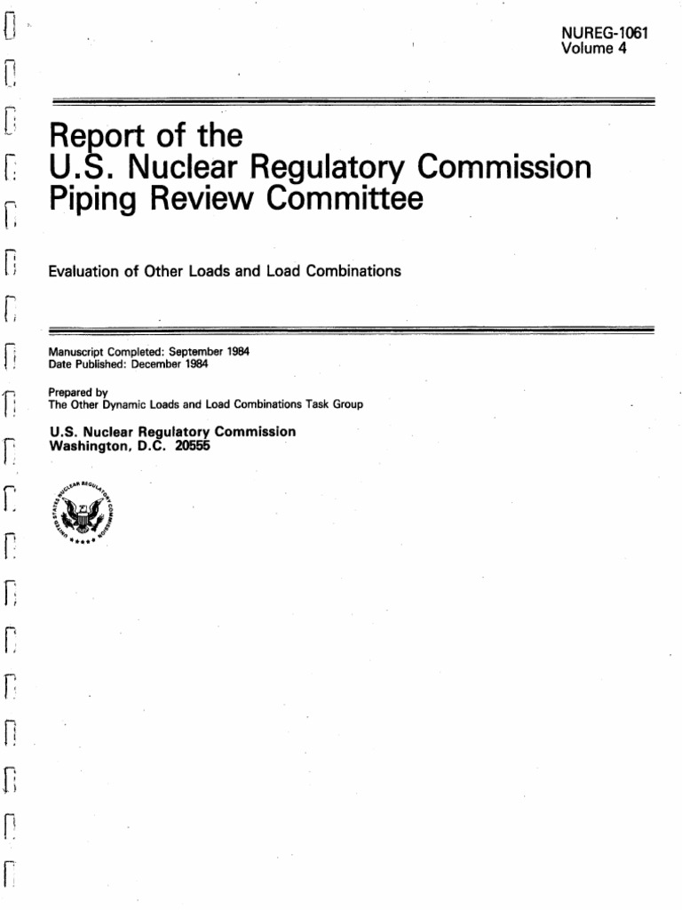 Nureg 1061 Vol 4 | PDF | Elasticity (Physics) | Strength Of Materials
