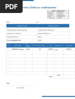 Proof of Delivery Template | PDF | Supply Chain Management | Service ...