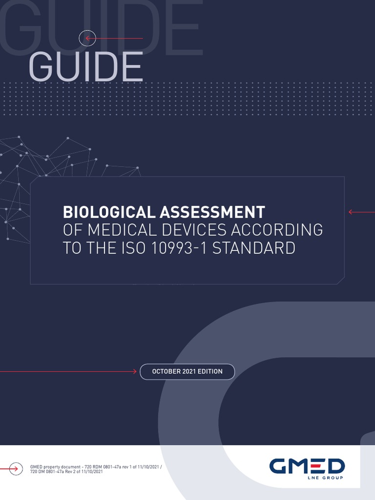 GMED Guide Biological Assessment MD ISO10993-1 Standard-4 | PDF