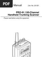Radio Shack PRO-2026 Manual | PDF | Radio Spectrum | Very High Frequency