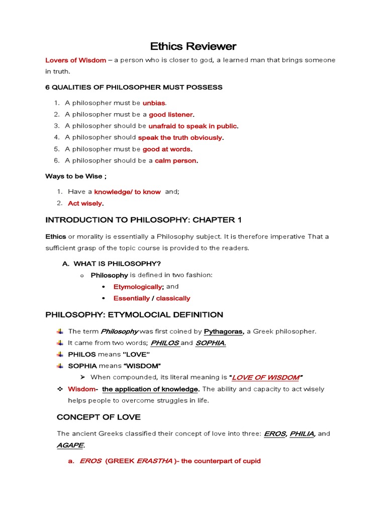 Ethics Reviewer | PDF | Morality | Science