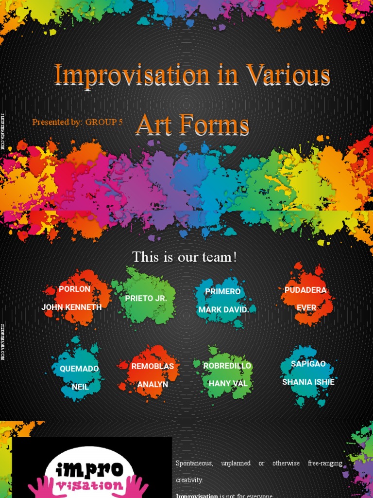 G5. Improvisation in Various Art Forms | PDF | Improvisational Theatre ...