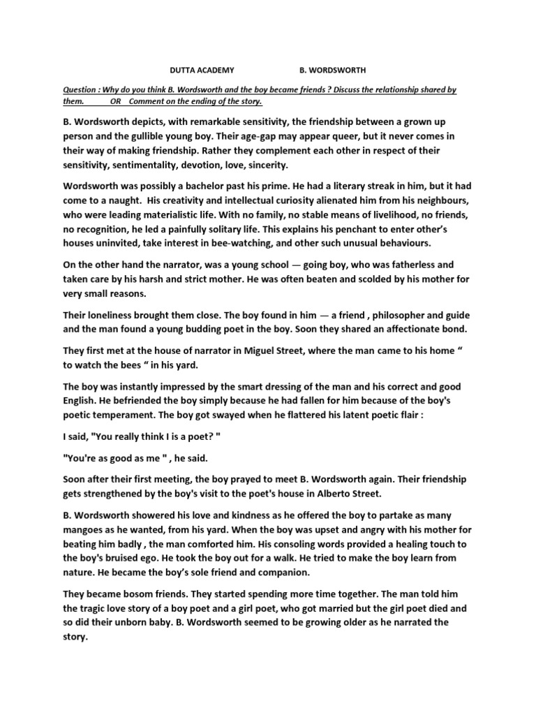 B. Wordsworth | PDF | William Wordsworth | Poetry