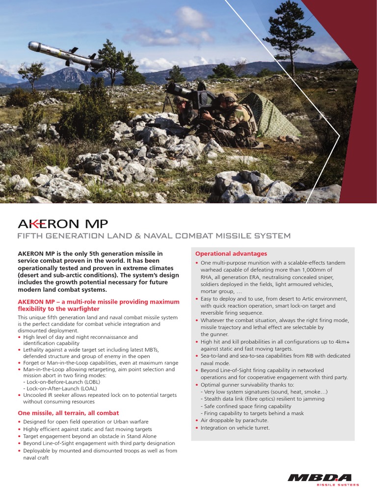 Datasheet - 2022 Akeron MP | Download Free PDF | Military Technology ...