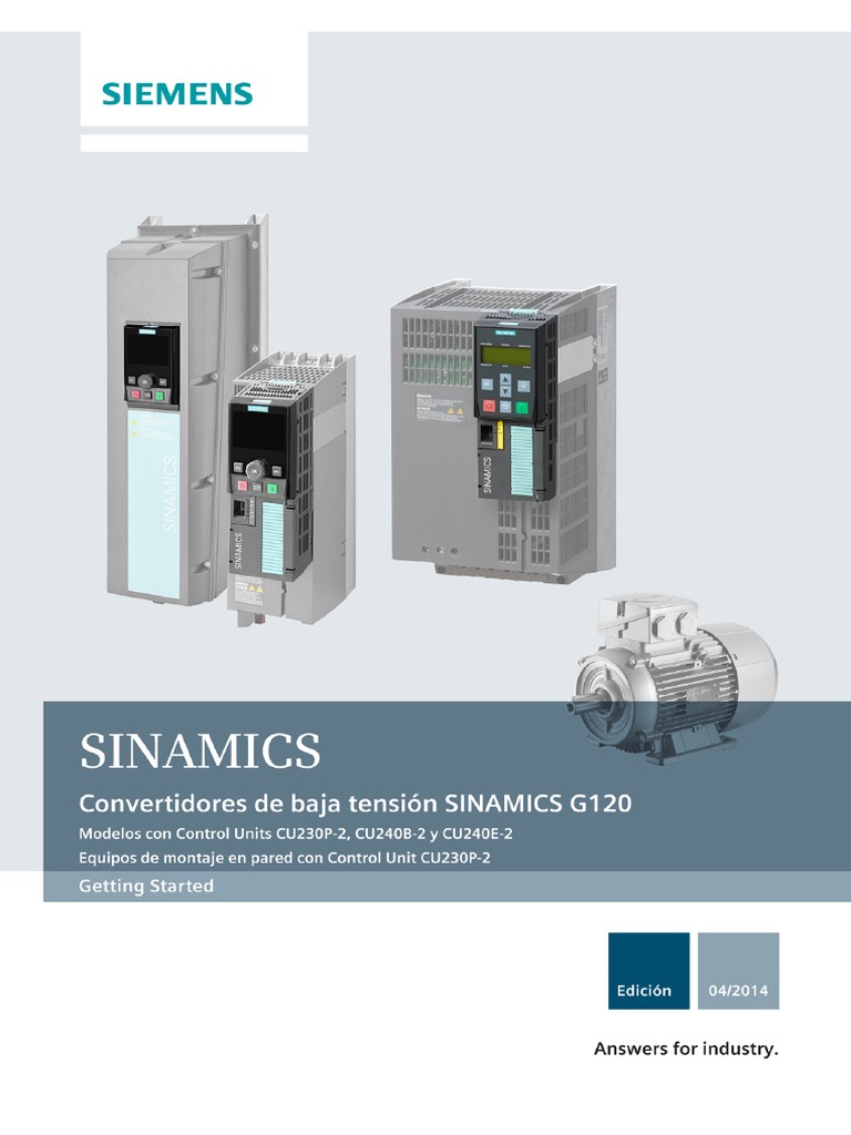 Variador Siemens Sinamics | PDF | Descarga electrostática | Electrostática