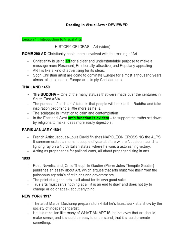 Rva Reviewer 1 | PDF | Shape | The Arts