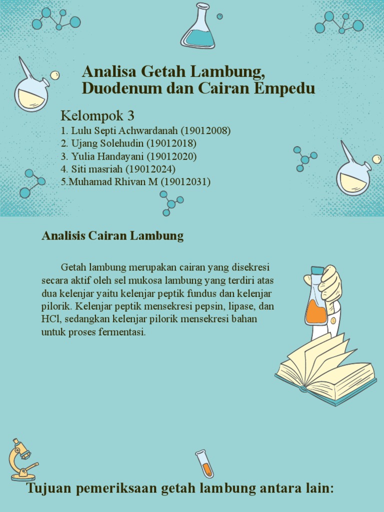 Analisis Hasil Getah Lambung dan Empedu | PDF
