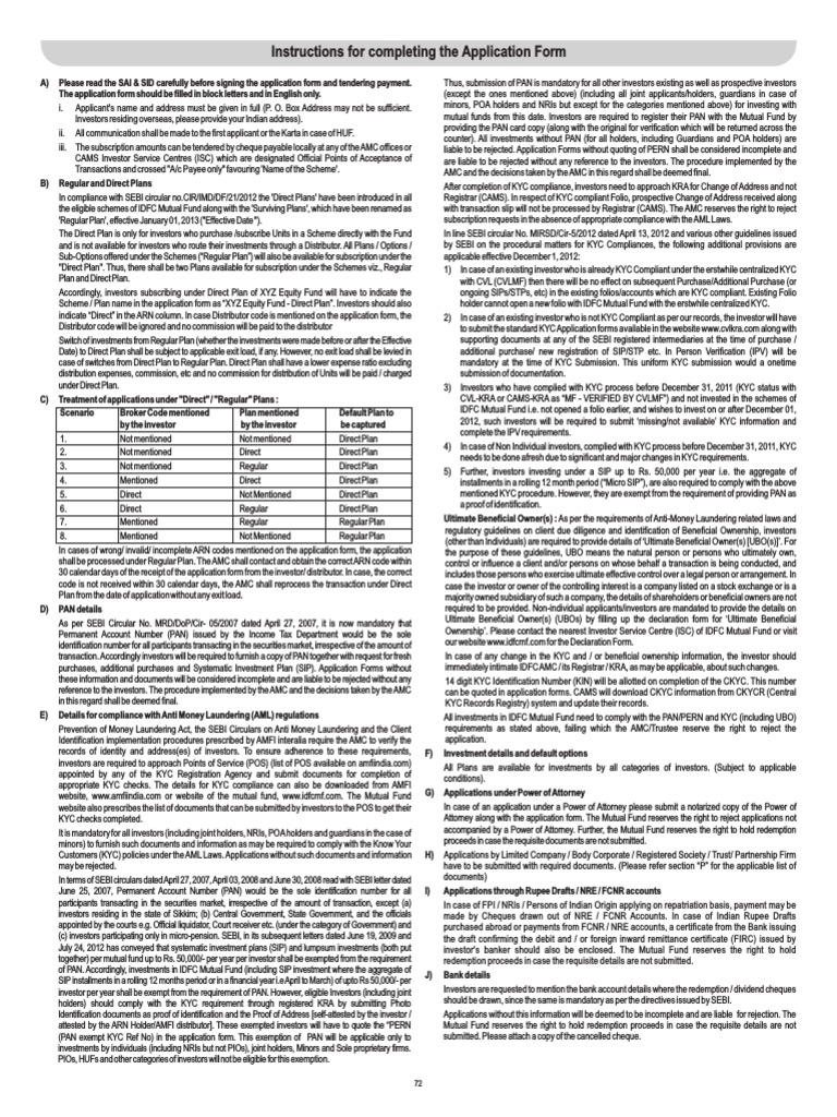 IDFC | PDF | Cheque | Banks