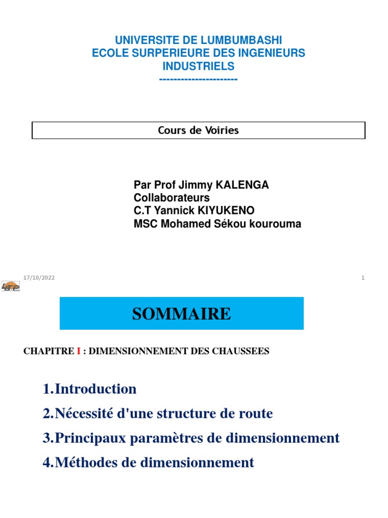 Dimensionnement des chaussées routières | PDF | Fondation (construction ...