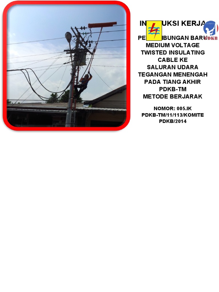 005 IK PDKB-TM Penjamperan Baru MVTIC KE SUTM Pada Tiang Akhir Print | PDF