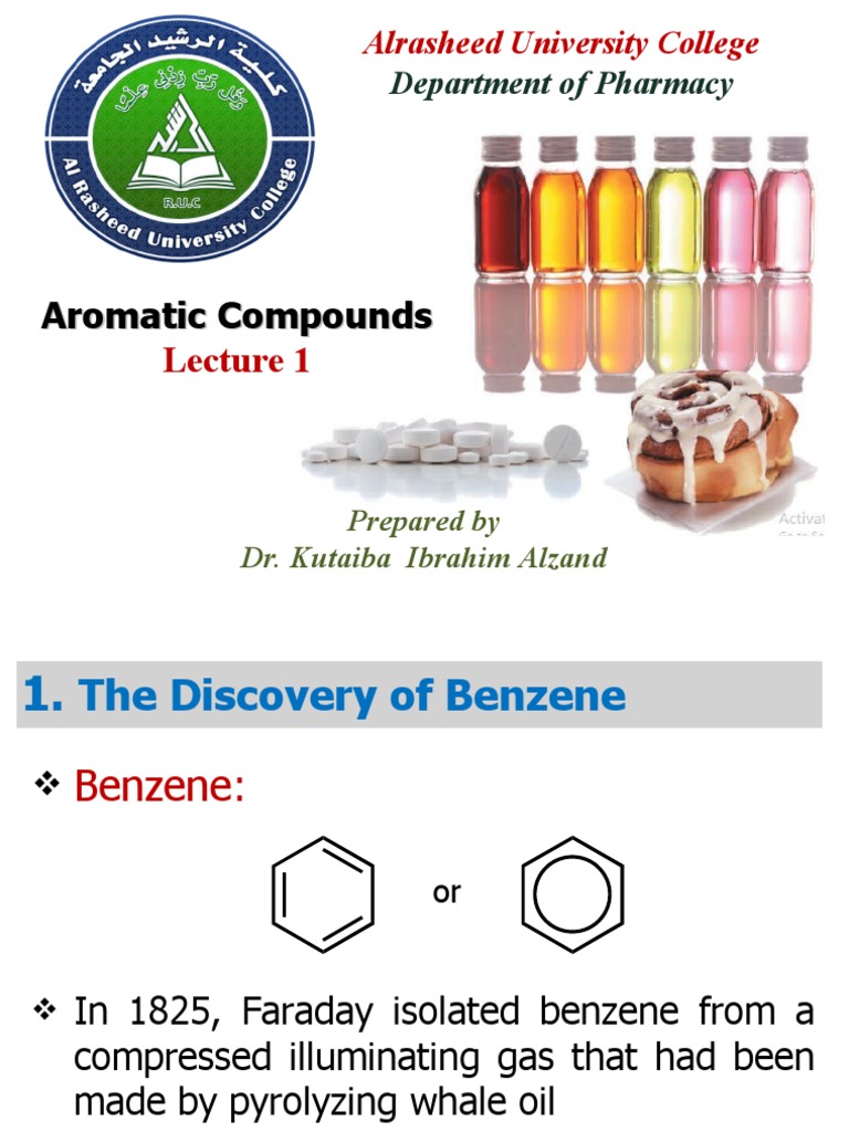 Lecture 1 - Aromatic Compounds | PDF | Aromaticity | Molecular Orbital
