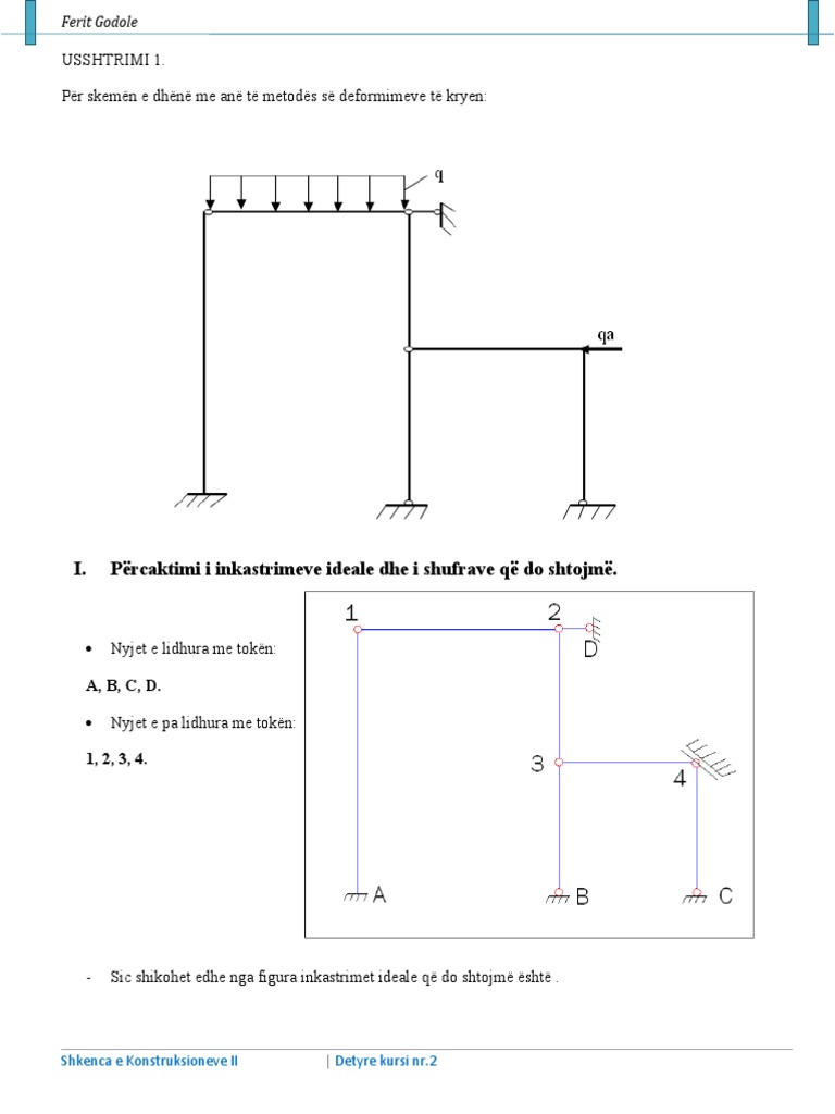 Pdfslide - Tips Detyra e Kursit II Shkenca e Konstruksioneve | PDF