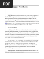 WorldCom Scandal: Rise, Fall, and Fraud | PDF | Business | Corporate Law
