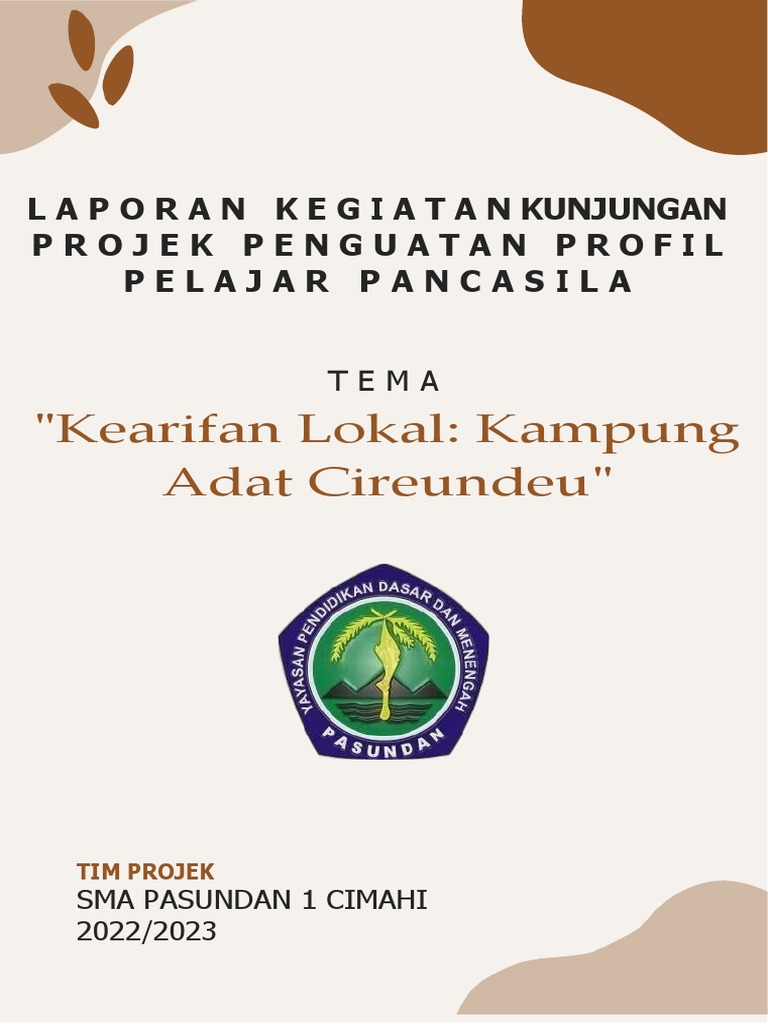 Laporan Projek Kearifan Lokal | PDF Laporan Projek Kearifan Lokal | PDF