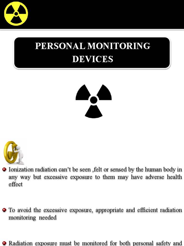 Lecture 4 Personal Monitoring Devices | PDF | Ionizing Radiation ...