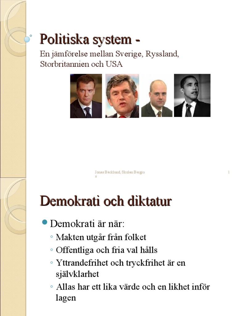 Politiska System | PDF