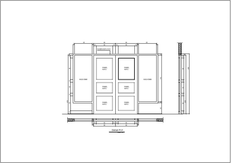 Detail PJ1: Kusen Kayu 5/10 | PDF