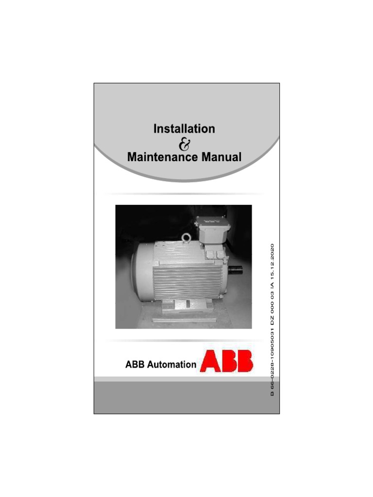 ABB Motor Manual | PDF
