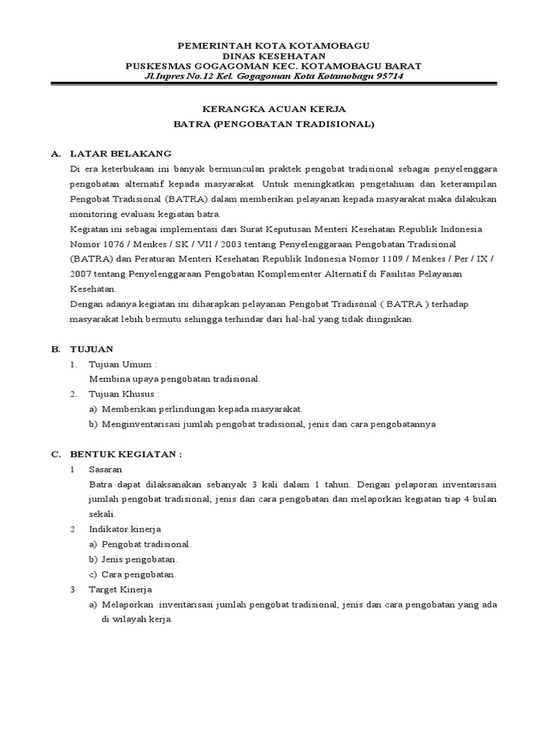 3.kak Kesehatan Tradisional | PDF